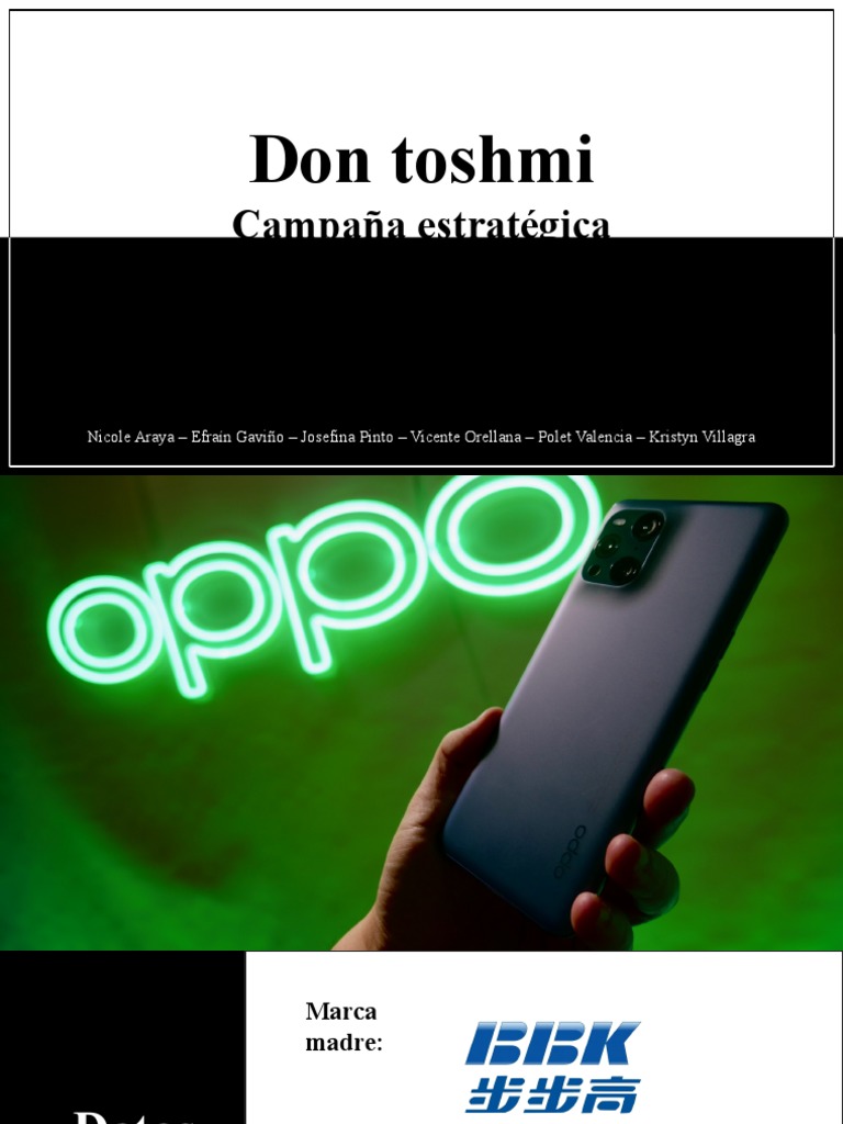 Estrategia de Marketing para Oppo | PDF | Smartphone | Electrónica de ...