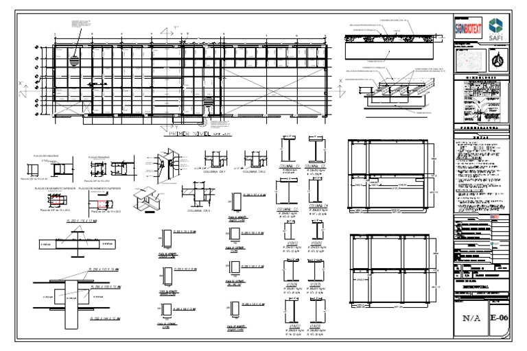 Detalles constructivos de una losa de concreto armado con malla ...