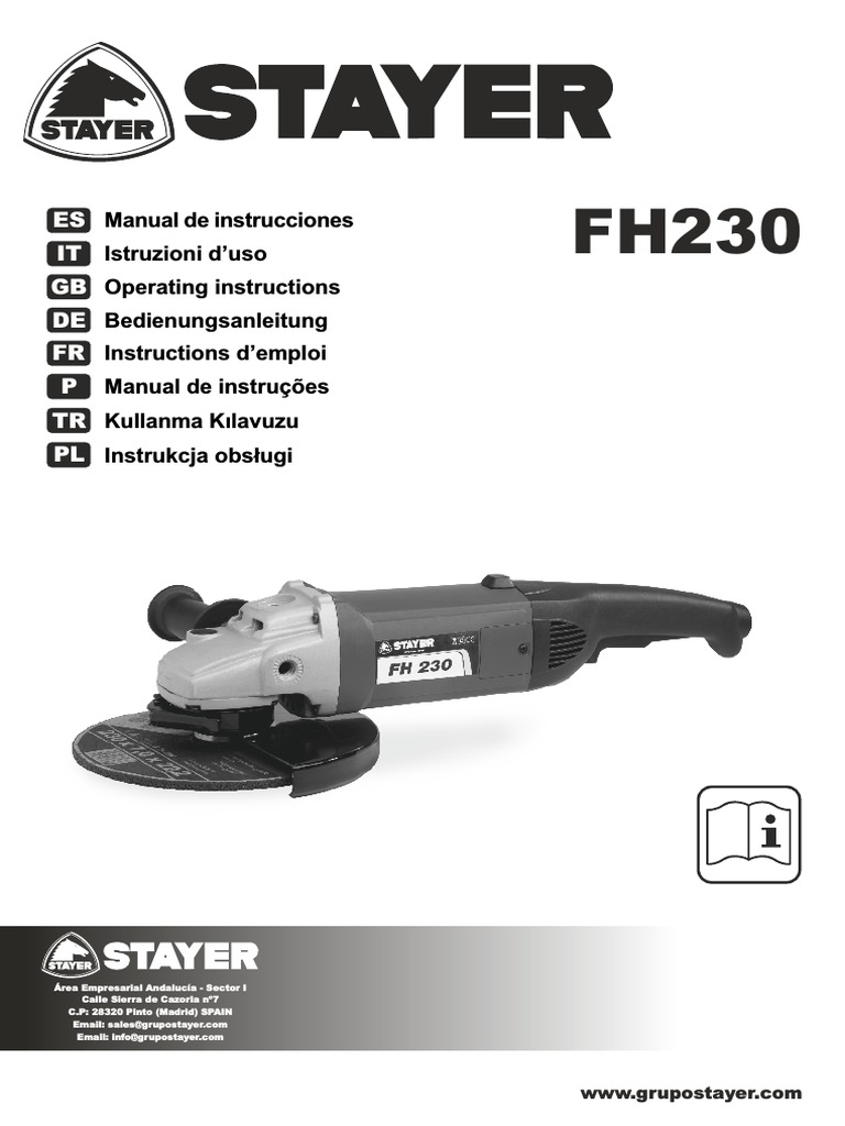 fh230 1 | PDF | Herramientas | Enchufes y tomas de corriente alterna