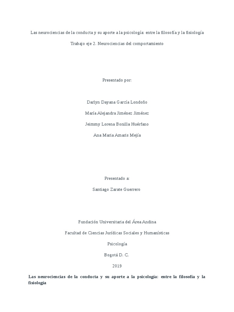 Neurociencias Trabajo Eje 2 | PDF | Las emociones | Mente
