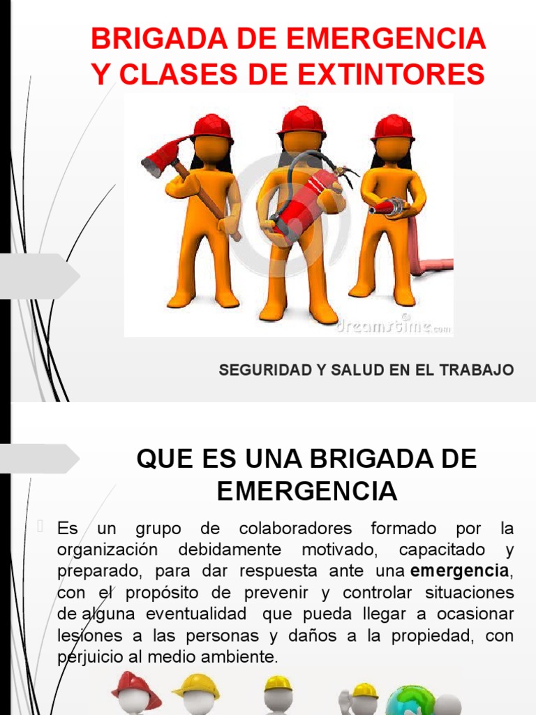 Diapositivas Brigada de Emergencias | PDF | Emergencia