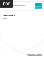 English Stage 5 Sample Paper 2 - 2020 | PDF | Noun | Language Mechanics