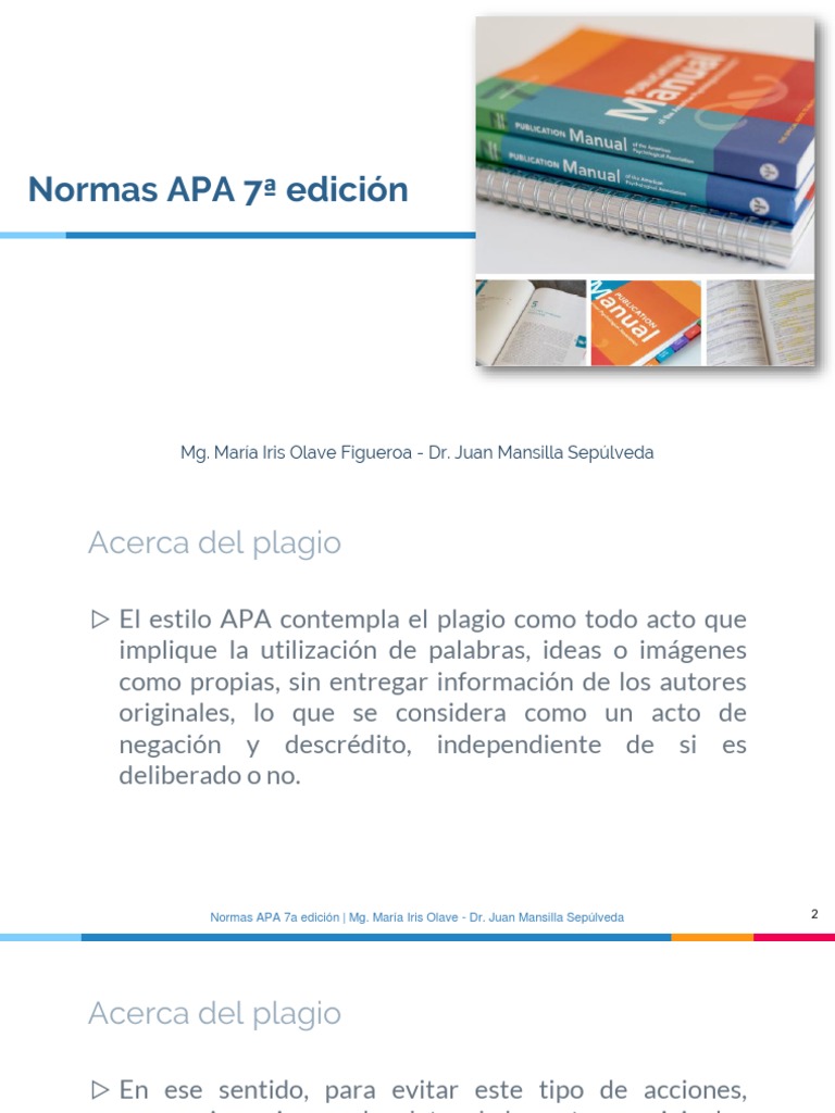 Normas APA 7a Edición | PDF | Estudios de idiomas extranjeros