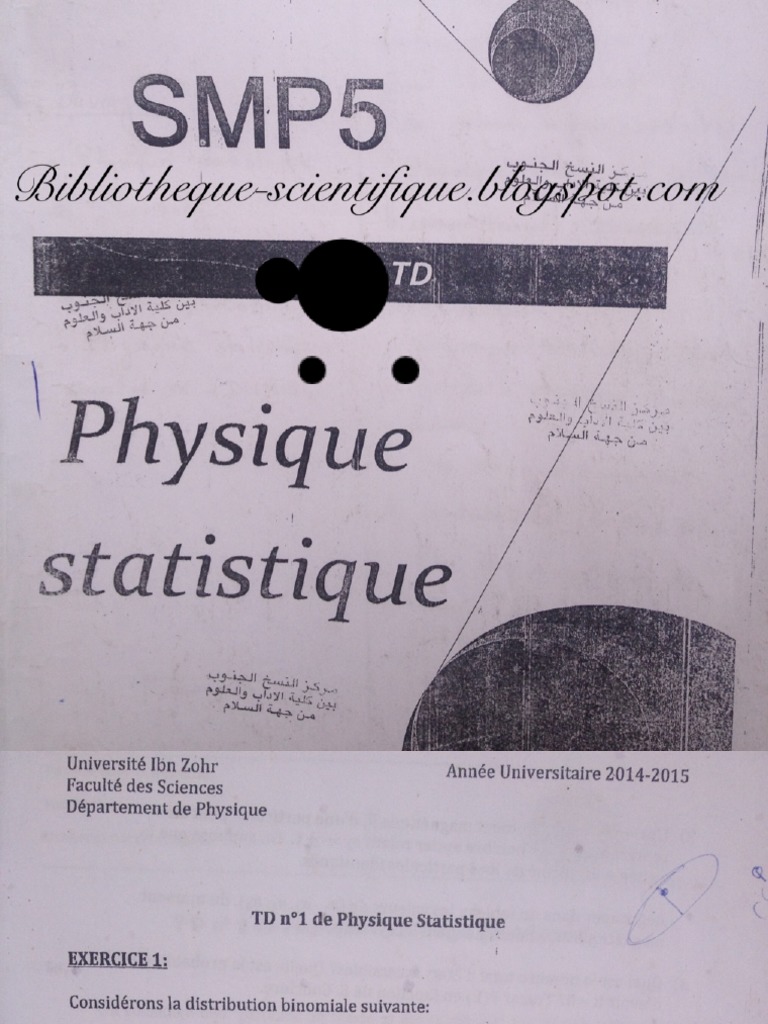 Poly2 TD Statis s5 | PDF