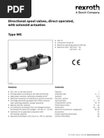 Rexroth 4we10 Data Sheet PDF | PDF | Rectifier | Valve