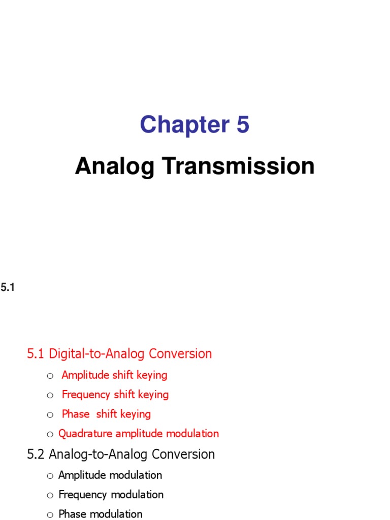 Lesson 5 | PDF | Modulation | Bit Rate
