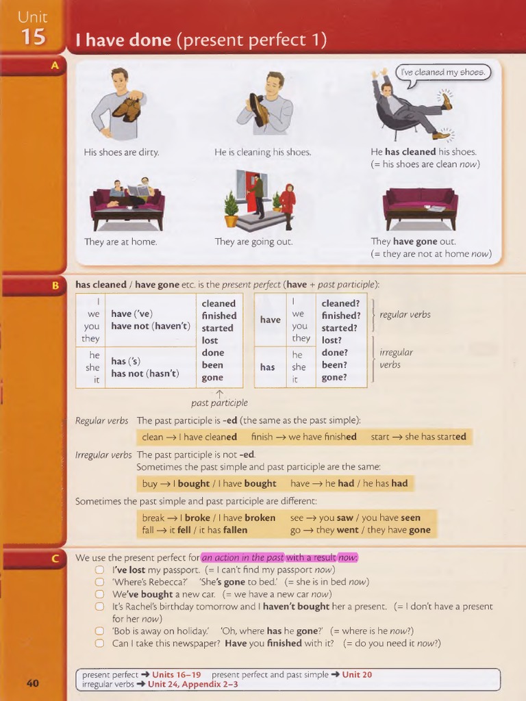 15 I Have Done (Present Perfect 1) : My SH | PDF | Languages | Foreign ...