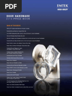 Hager Finish Chart | PDF