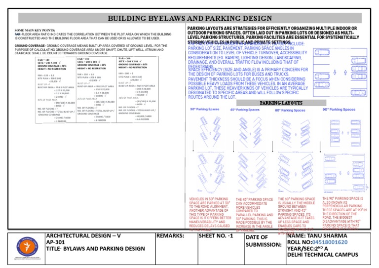 Parking Layouts | PDF | Parking | Parking Lot