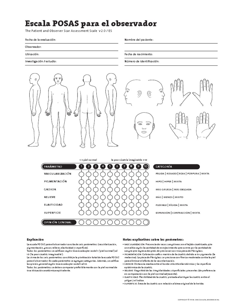 POSAS 2.0 Spanish | PDF | Especialidades Medicas | Medicina CLINICA