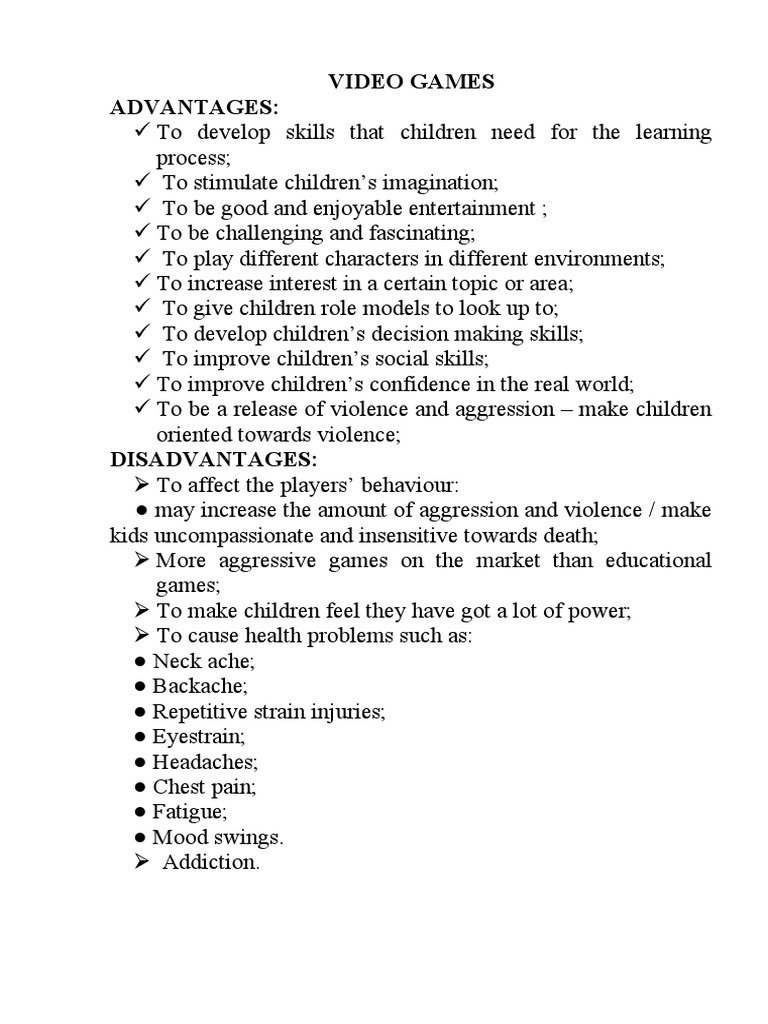 Video Games | PDF