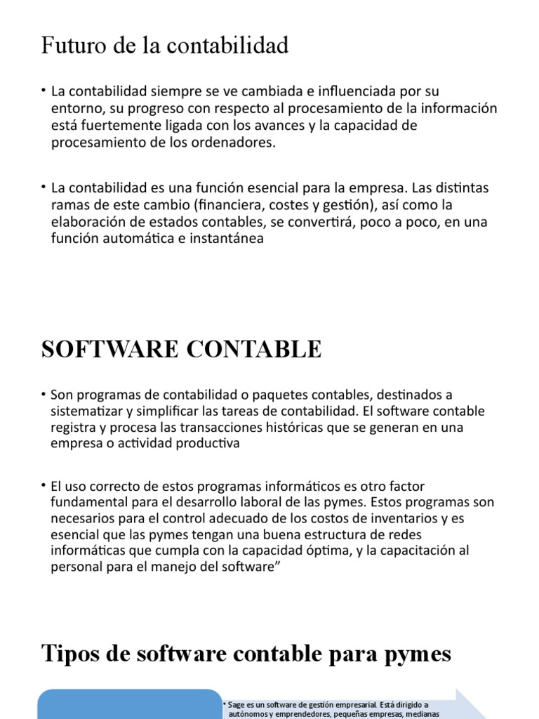 Futuro de La Contabilidad | PDF | Contabilidad | Software