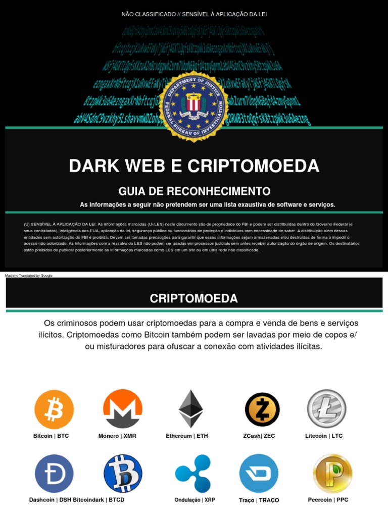 Guia de Reconhecimento de Criptomoeda Da Dark Web (Português) | PDF | Bitcoin | Criptomoeda