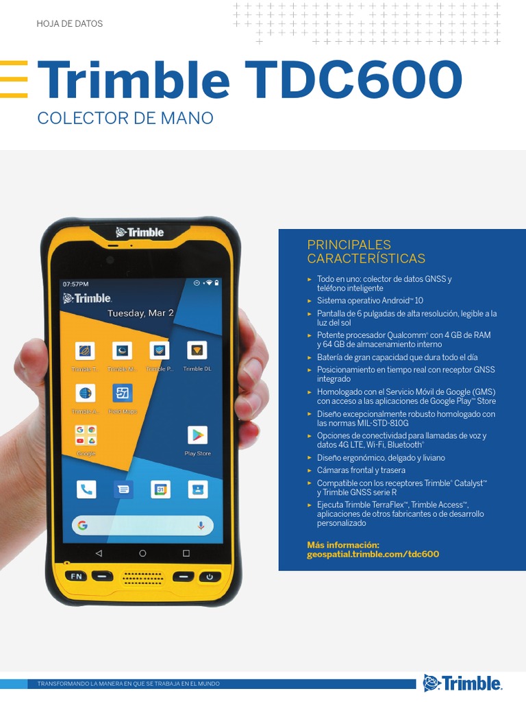Trimble TDC600 Colector de Mano-Desbloqueado | PDF | Informática ...