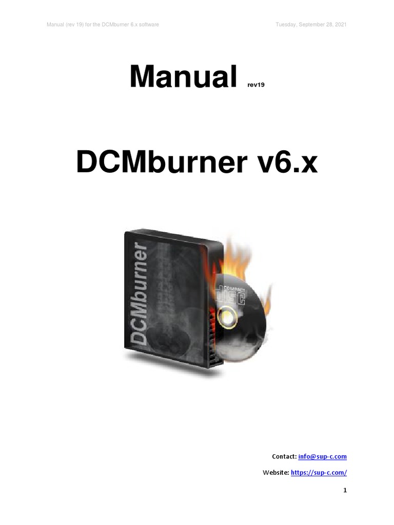 Manual DCMburner 6.x Rev 19 | PDF | Installation (Computer Programs) | Computer File