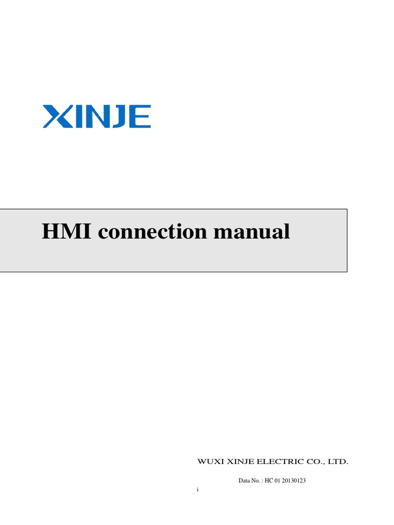 HMI&PLC Connection Manual | PDF | Programmable Logic Controller | Input ...