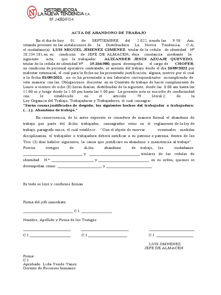 Modelo De Acta De Fe De Hechos Ejercicios De Derecho Civil Docsity/ejemplo De Acta De Hechos