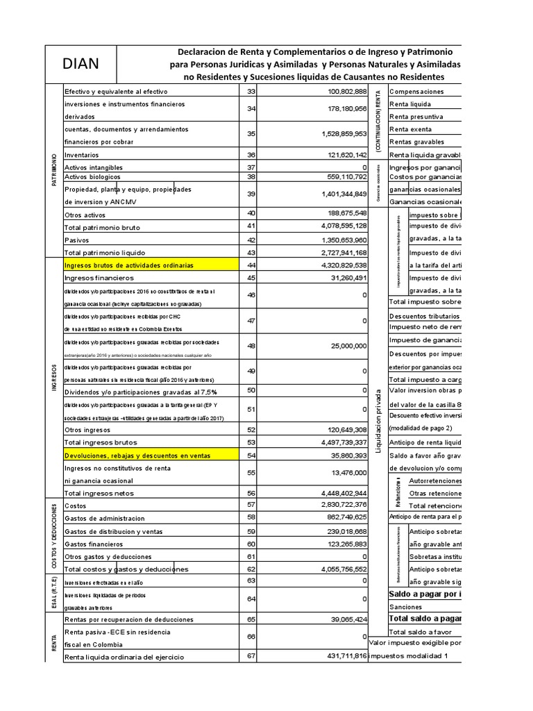Formulario 110 Resuelto | PDF | Impuestos | Dividendo