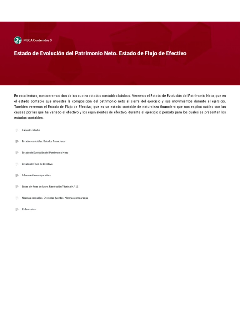 L2 - Estado de Evolución Del Patrimonio Neto. Estado de Flujo de Efectivo | PDF | Contabilidad ...