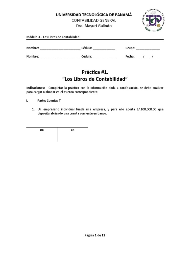 Práctica 1 - M3 | PDF | Contabilidad | Economias