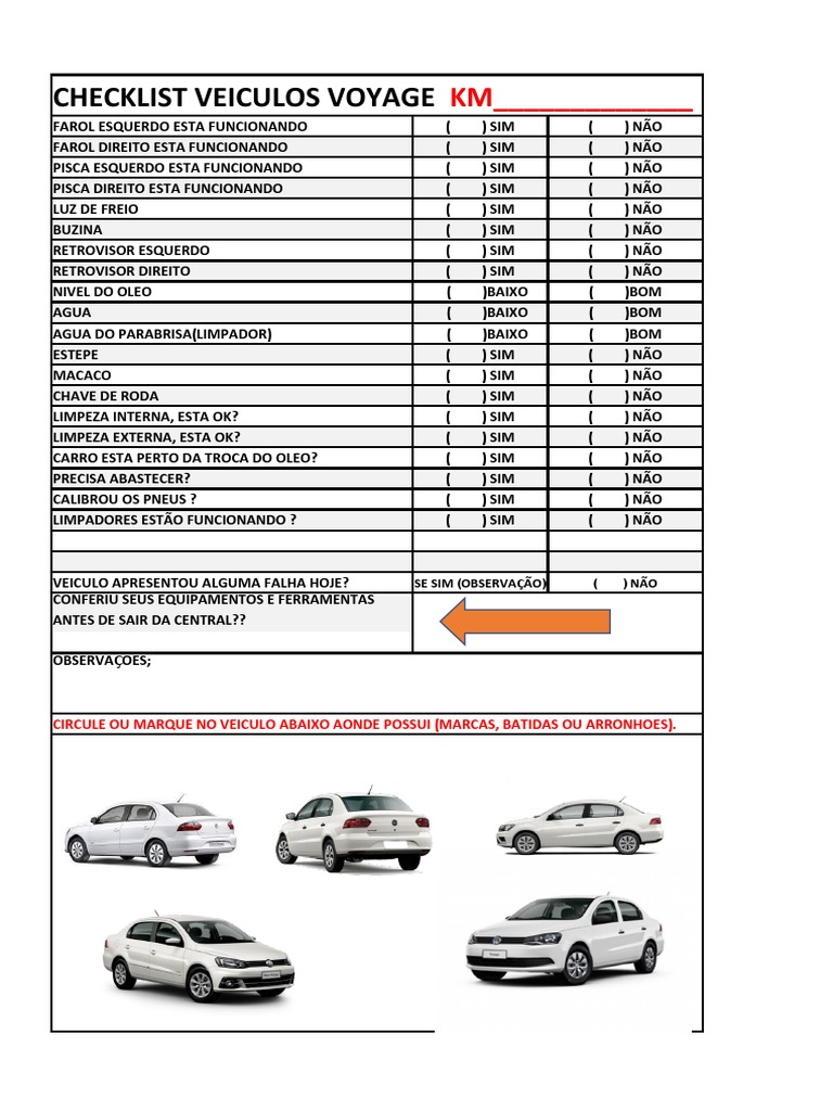 Checklist Voyage | PDF