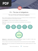 Torts Flowchart Outline Bennett | PDF | Negligence | Causation (Law)