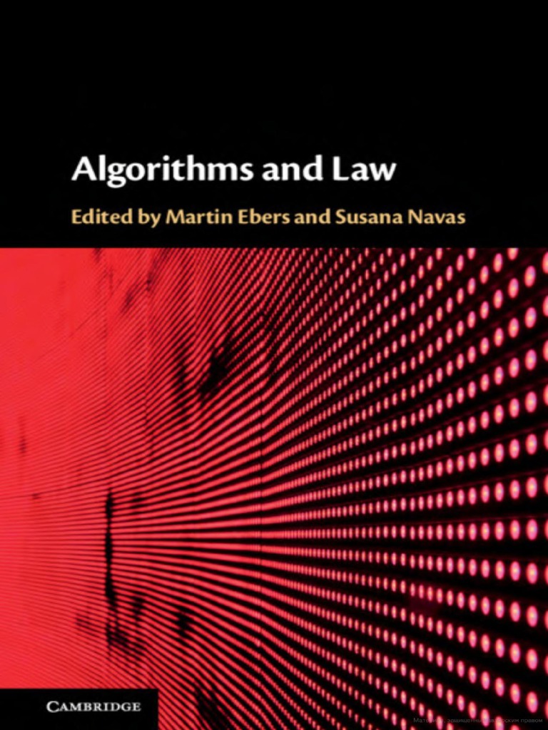 Martin Ebers (Editor), Susana Navas (Editor) - Algorithms and Law ...