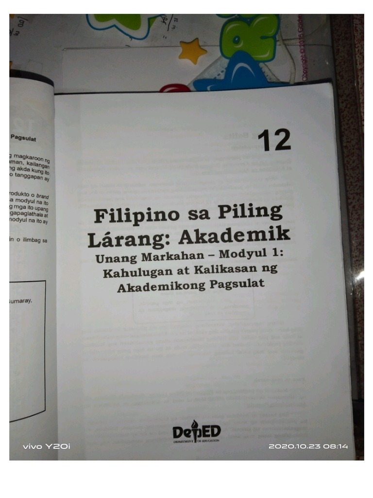 Filipino Module 1 | PDF
