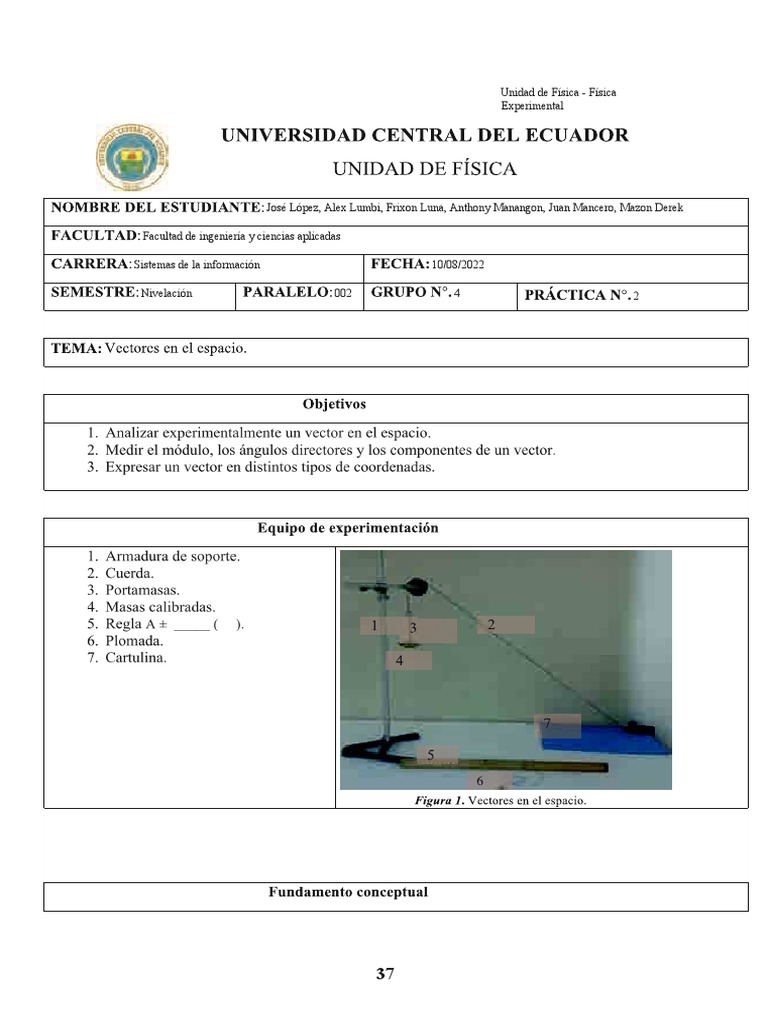 06 Vectores En El Espacio Pdf Vector Euclidiano Sistema Coordinado