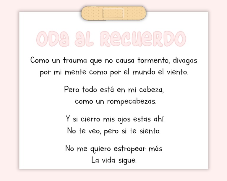 Oda Al Recuerdo | PDF
