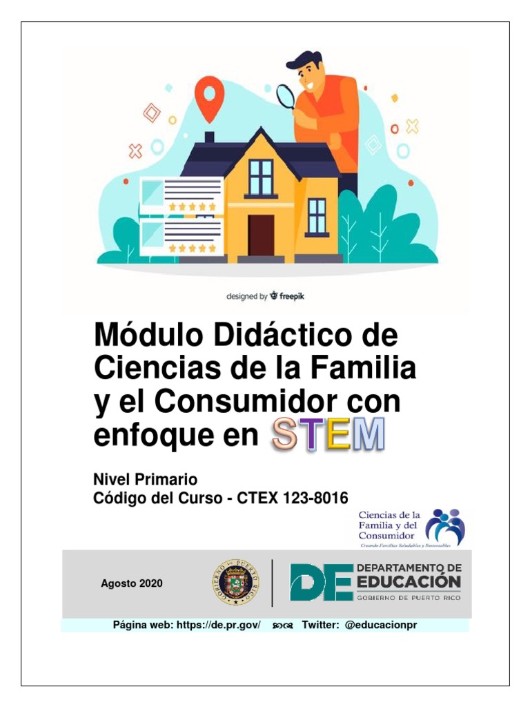 Módulo Didáctico de Ciencias de La Familia y El Consumidor Con Enfoque ...