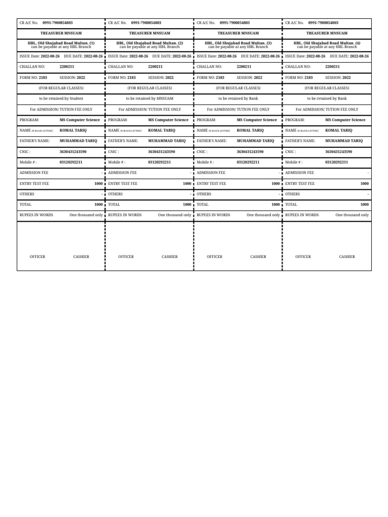 Print Challan (4) | PDF
