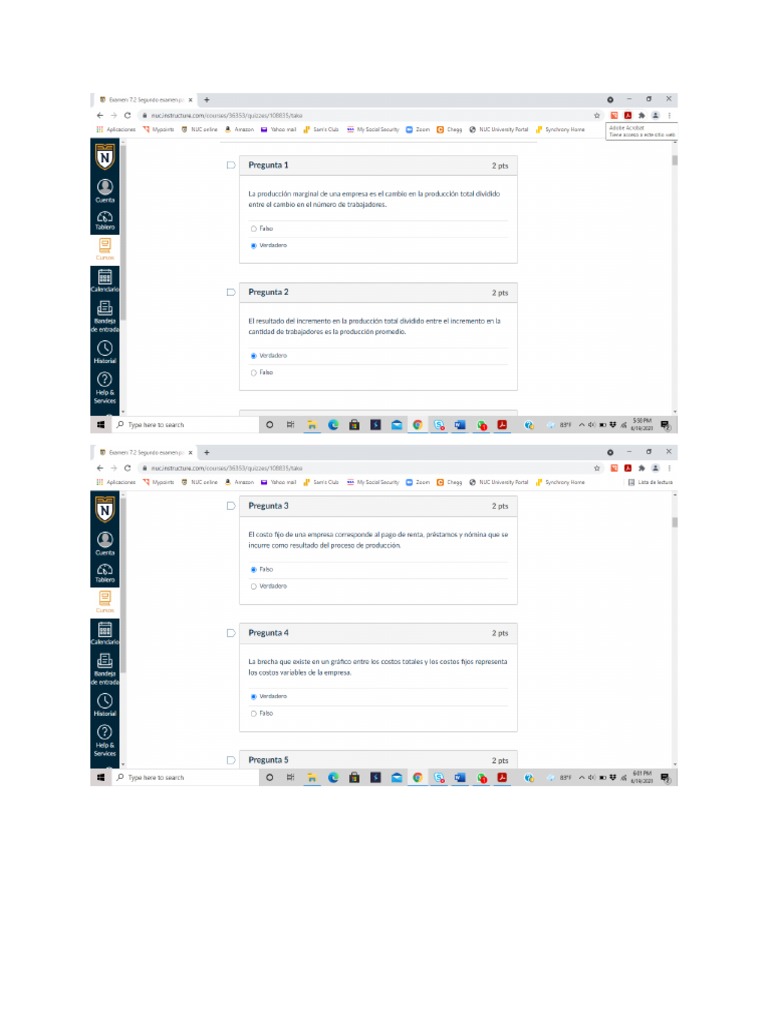 ECON 2000 Examen 7.2 PDF | PDF