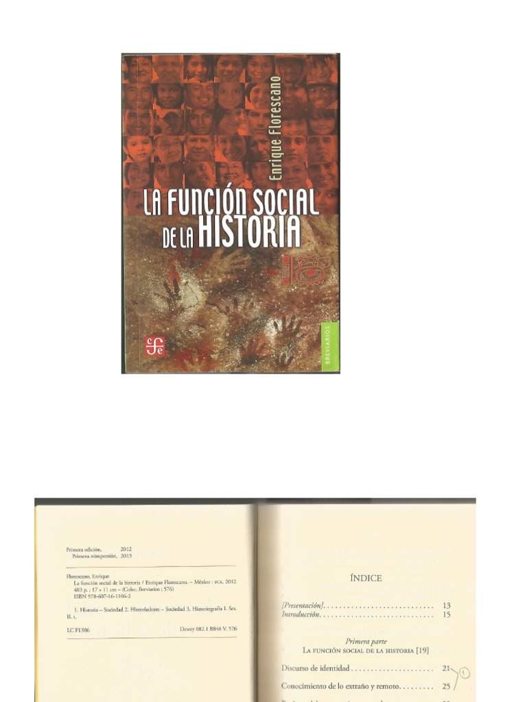 La Función Social de La Historia ENRIQUE FLORESCANO | PDF