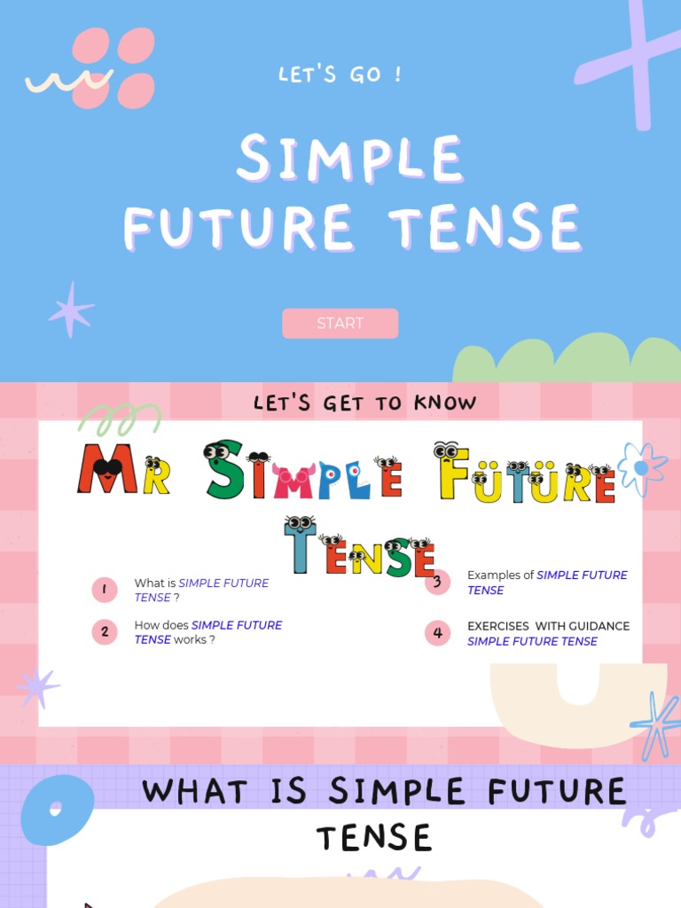Simple Future Tense | PDF | Verb | Grammatical Tense
