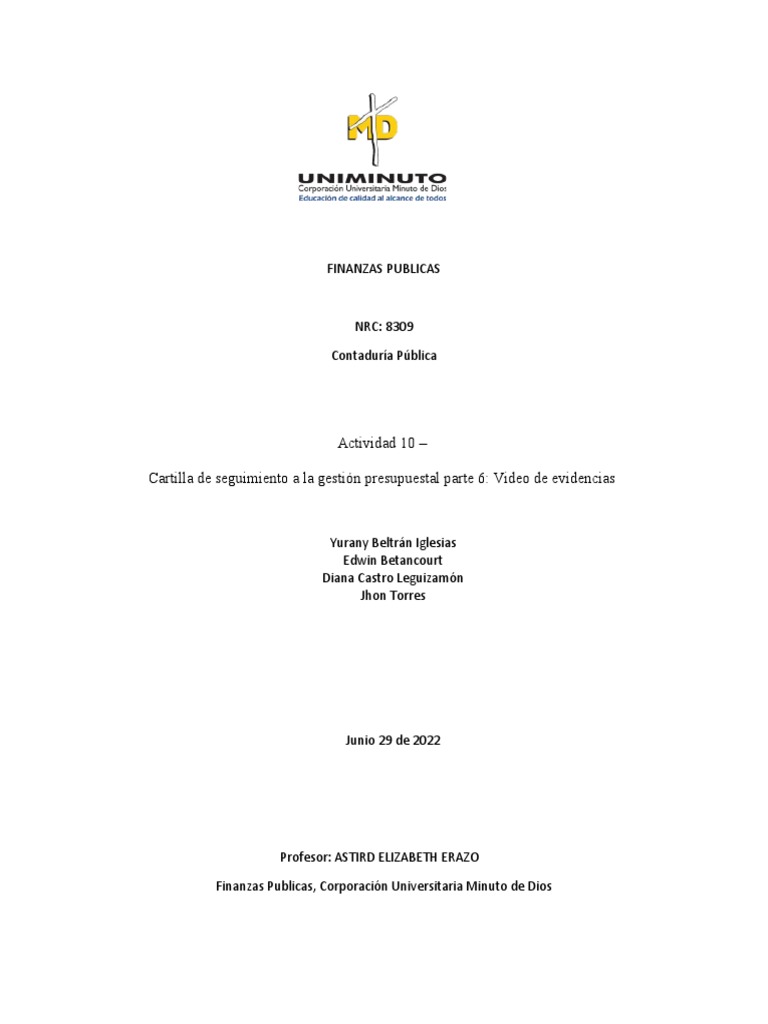Actividad 10 | PDF