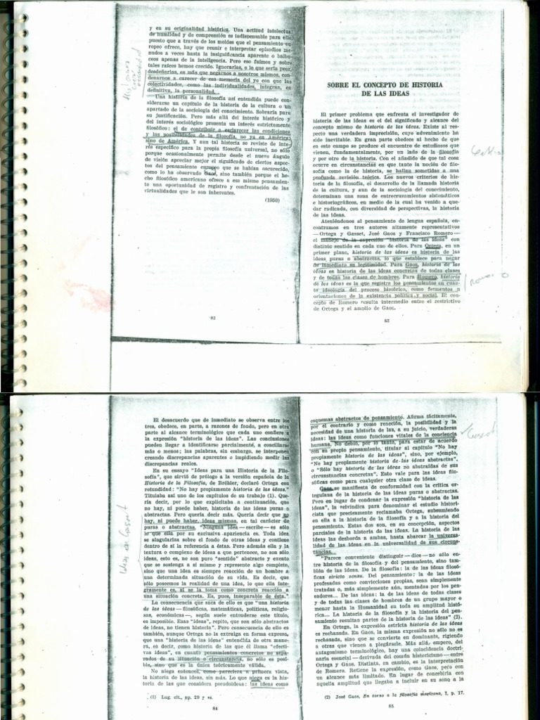 Historia de Las Ideas | PDF | Metafísica | Teorías filosóficas