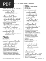 Catholic Mass Songs Lineup | PDF | Mass (Liturgy) | Catholic Liturgy