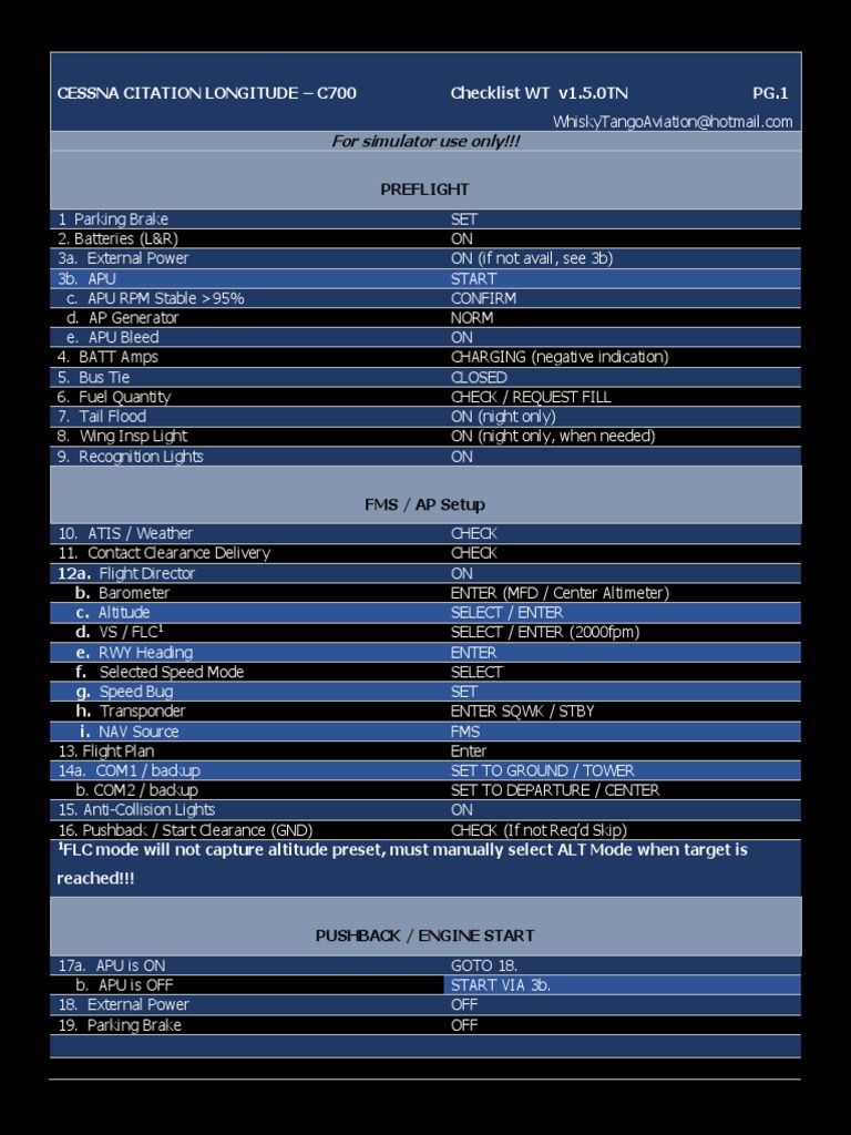 C700 CHK WTv1.5.0TN | PDF | Air Traffic Control | Runway