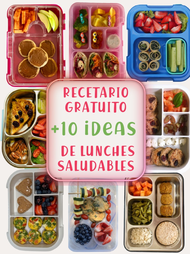 Recetario Gratuito de Lunch | PDF | Panes | Mollete