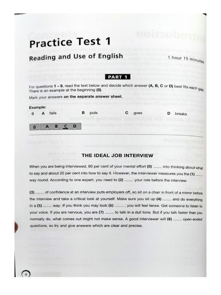 Mock Test Fce B2 | PDF