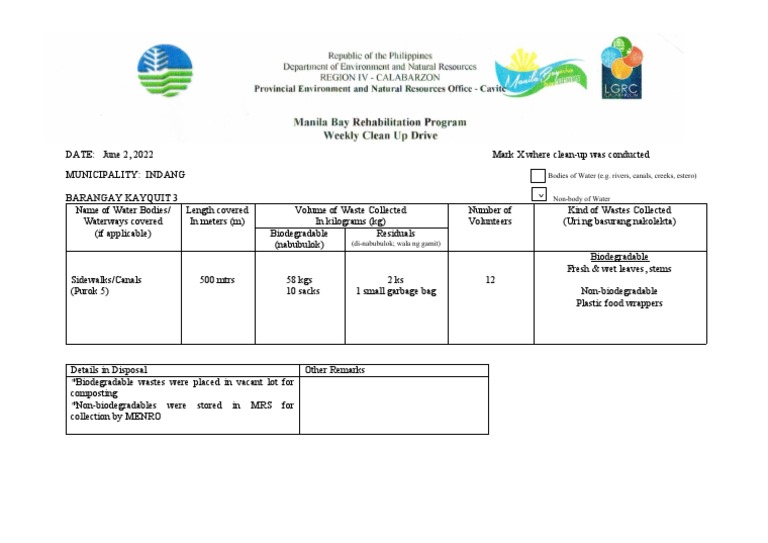 DENR Form | PDF