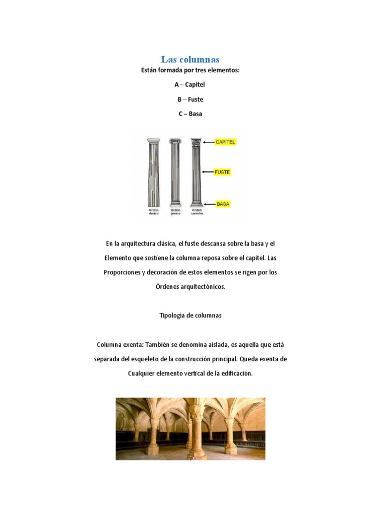 Las Columnas | PDF | Columna | Componentes