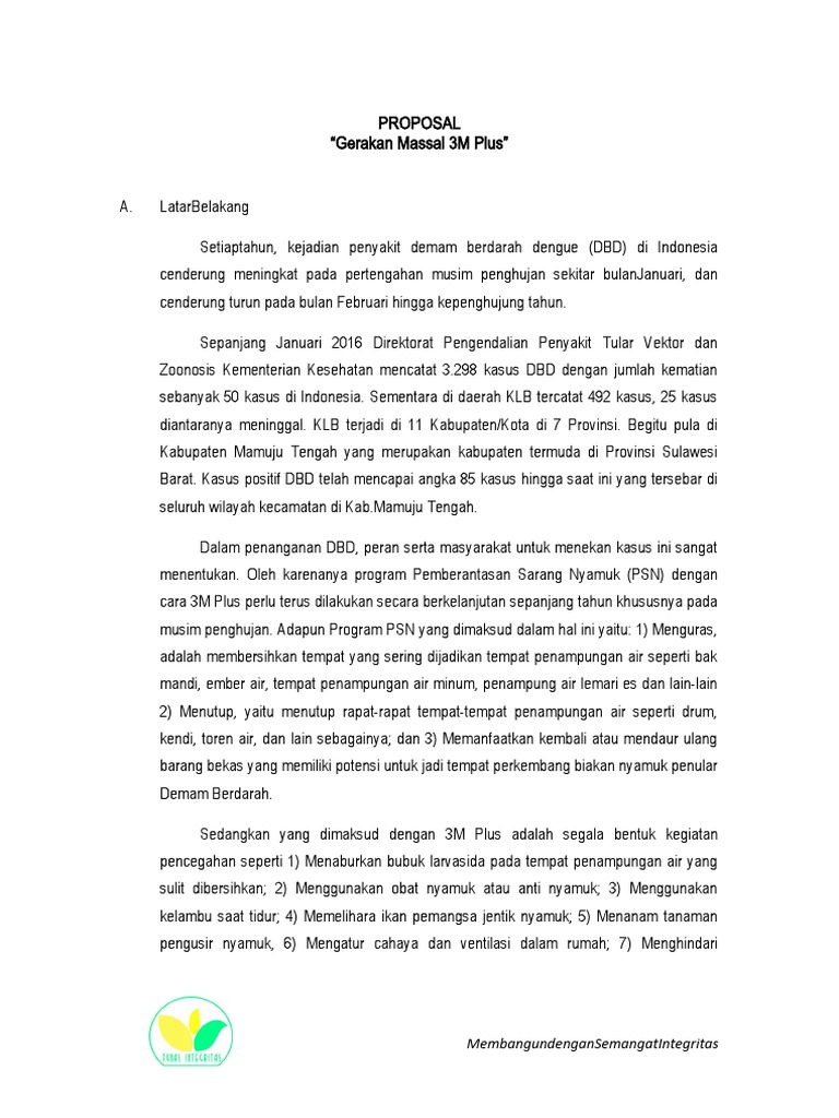 Proposal 3 M Plus | PDF | Ilmu Sosial