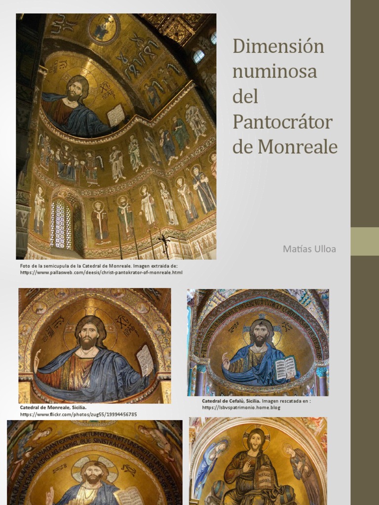 Dimensión Numinosa Del Pantocrátor de Monreale | PDF | Creencia ...