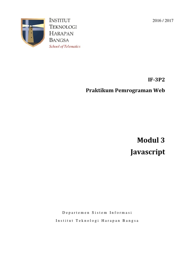 Lab Modul 03 - Javascript | PDF