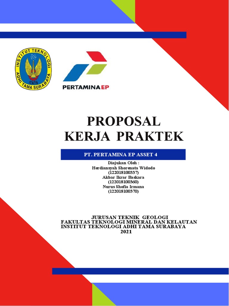 Proposal Kerja Praktek Pertamina Asset 4 | PDF