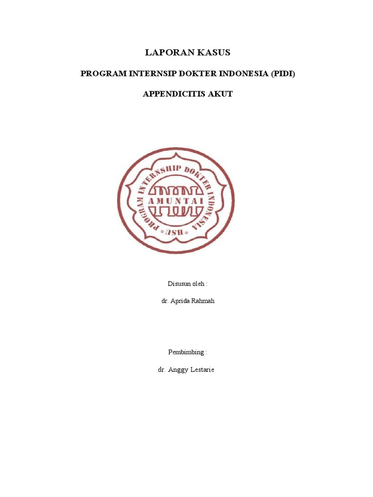 Lapsus Appendicitis Aprida | PDF