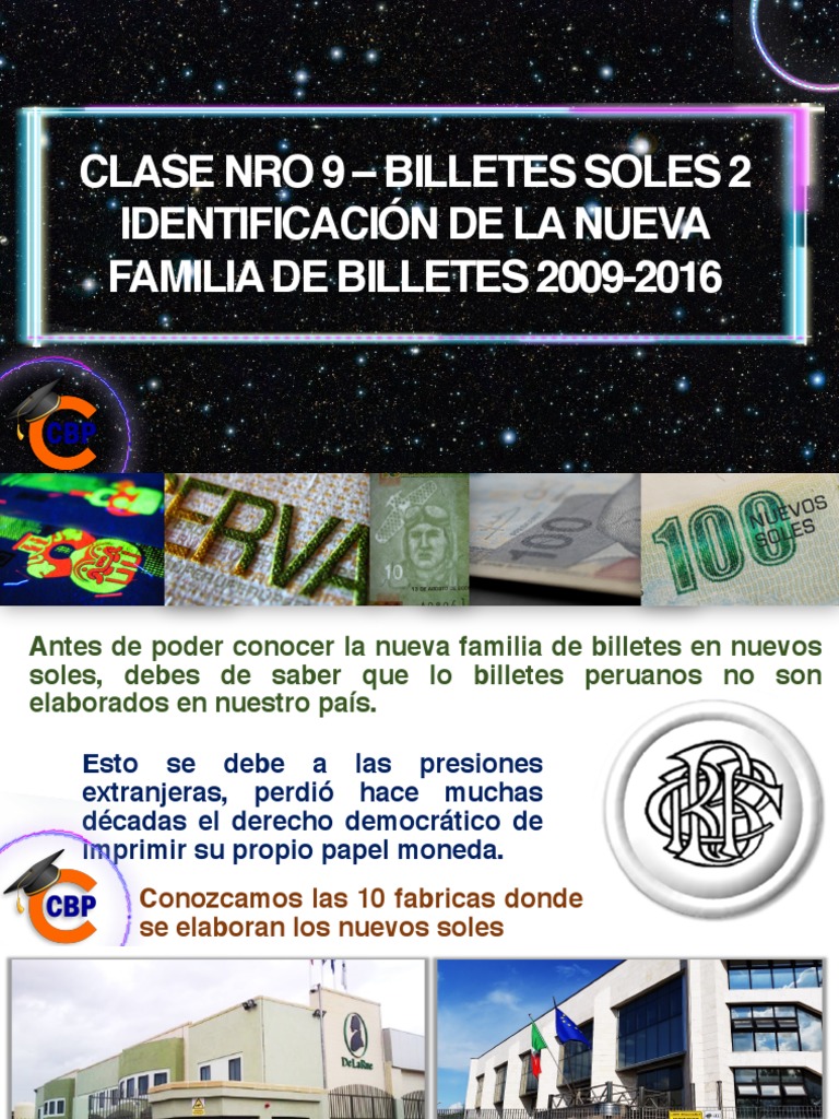 9-Billetes Doles 2 - Identificación de La Nueva Familia de Billetes ...
