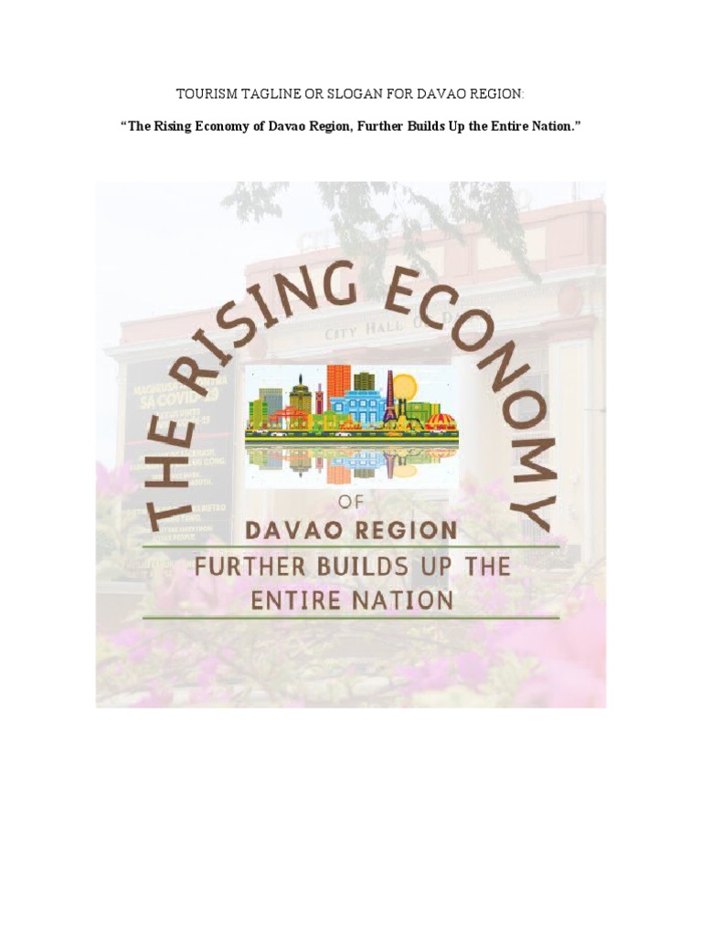 Davao Region Slogan Reflective Essay Copy | PDF | Economies